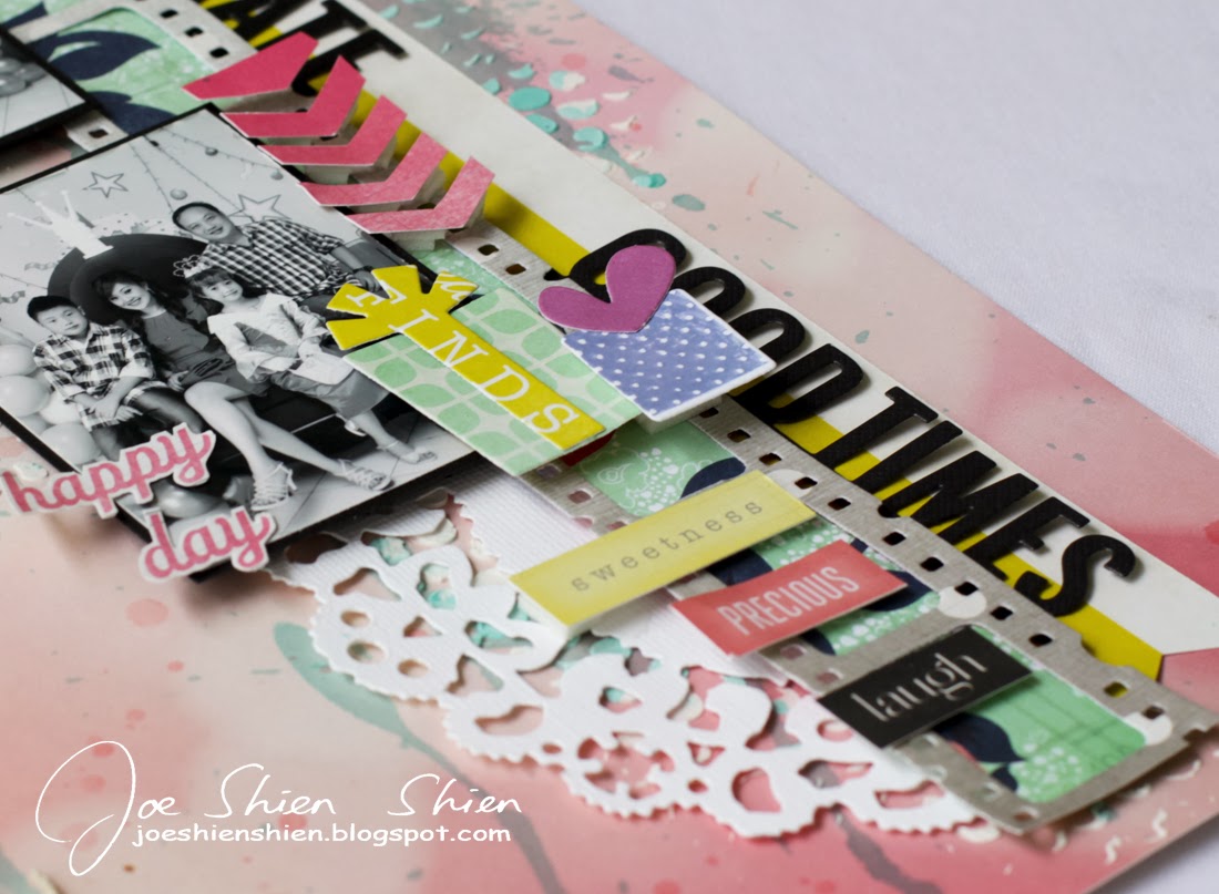 Shien's Paper Arts: Celebrate Good Times... a scrapbook layout