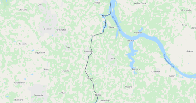 M/V Serenity: 14 November 2019. Tenn-Tom Waterway