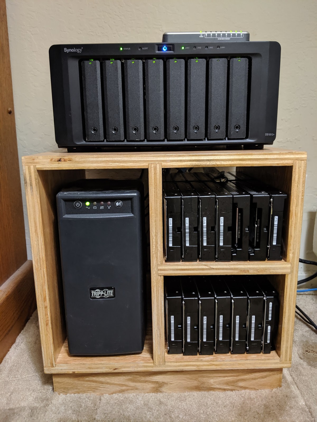 Building a Storage Shelf for All My Digital Storage