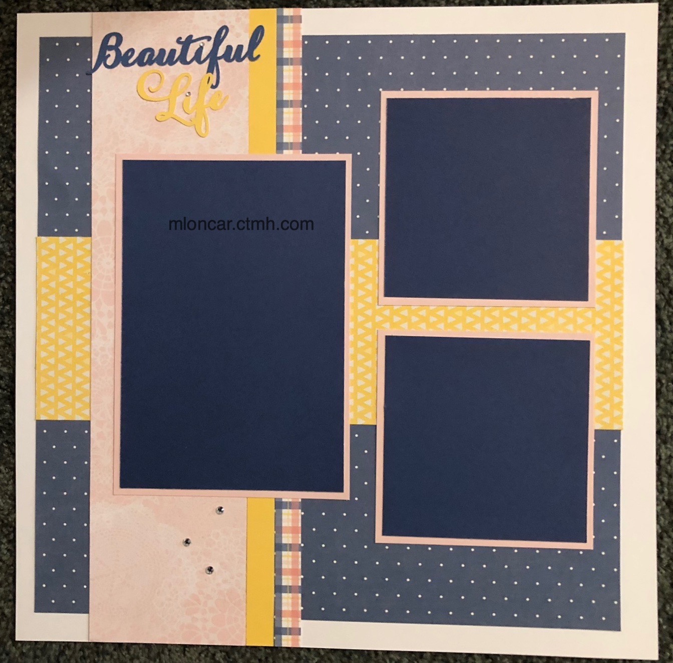 Show and Tell with Michelle: Beautiful Friendship Layout