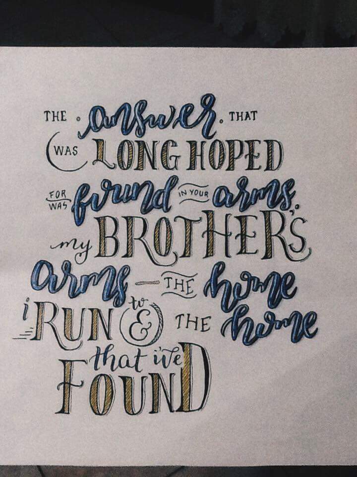 TYPOGRAPHY POEM ON ARTWORK