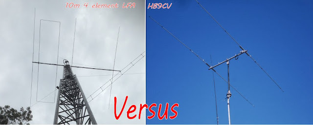 PE4BAS Amateur Radio Weblog: 4 element LFA versus HB9CV