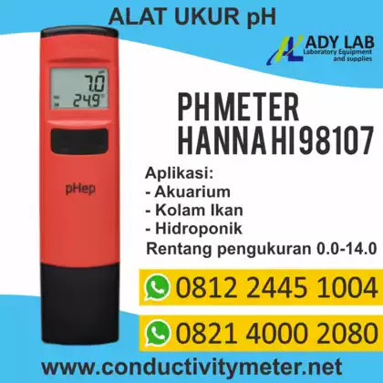 Ady Lab: Harga pH Meter Hanna HI98107 | Harga pH meter Digital Portable Hidroponik Aquarium ...