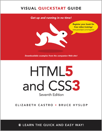 HTML5 and CSS3 Visual Quick Start Guide 7th Edition | eBookcache