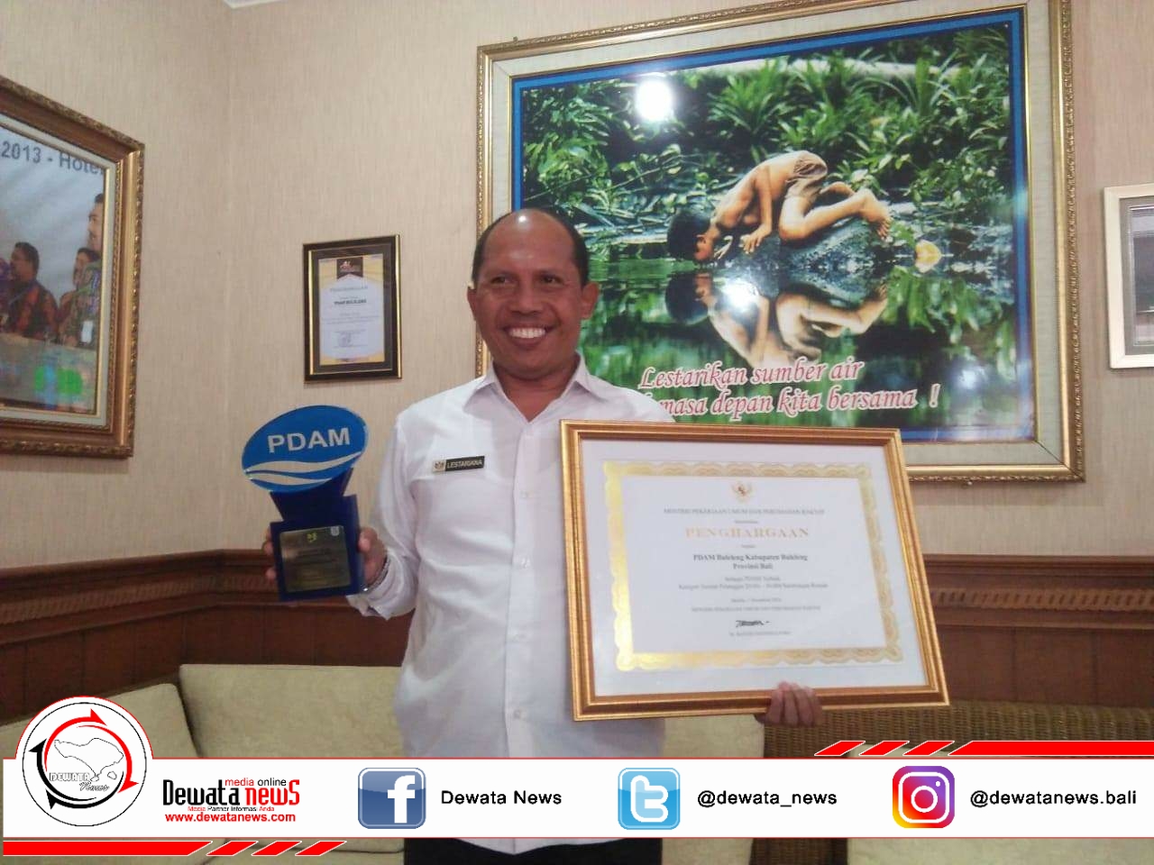 Raup Jumlah Pelanggan 20.001-50.000 SR, PDAM Buleleng Terbaik Nasional ...