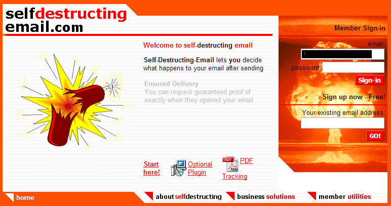 How to Send Self Destructing Email ~ Computer Hardware Networking