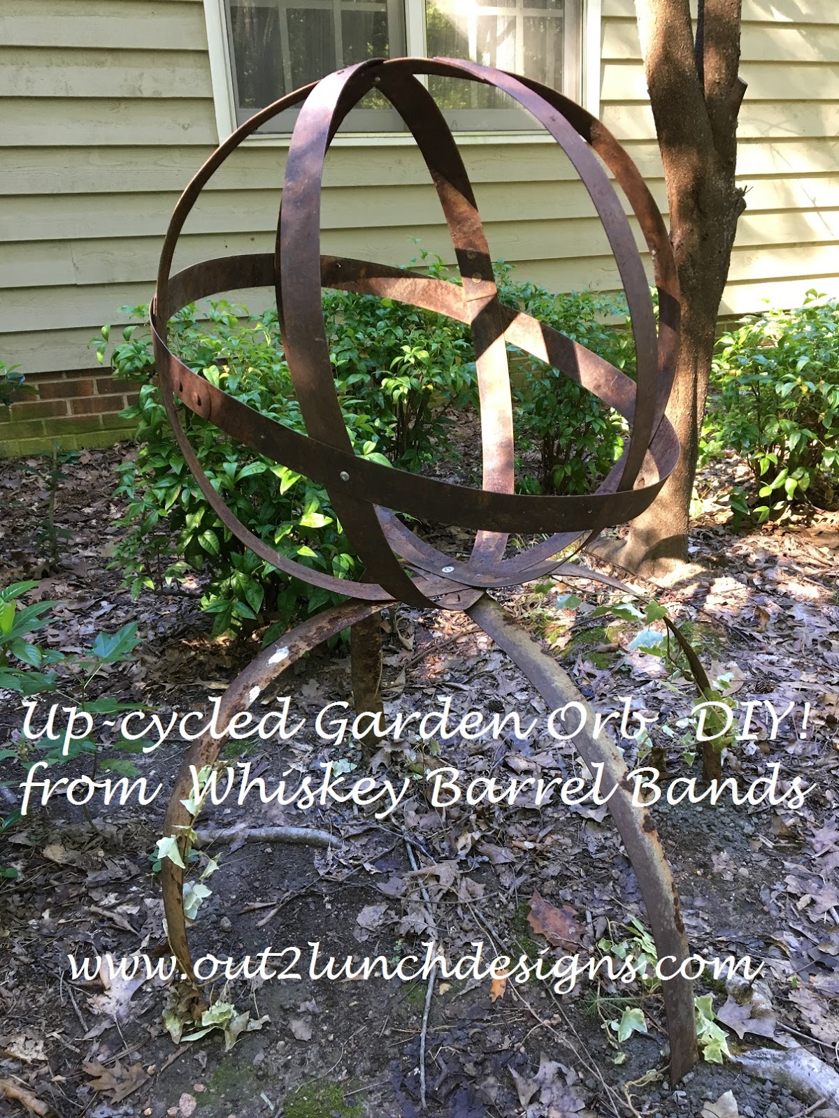 Well & Truly Out 2 Lunch: Up-cycled Garden Orbs, DIY - using Whiskey ...