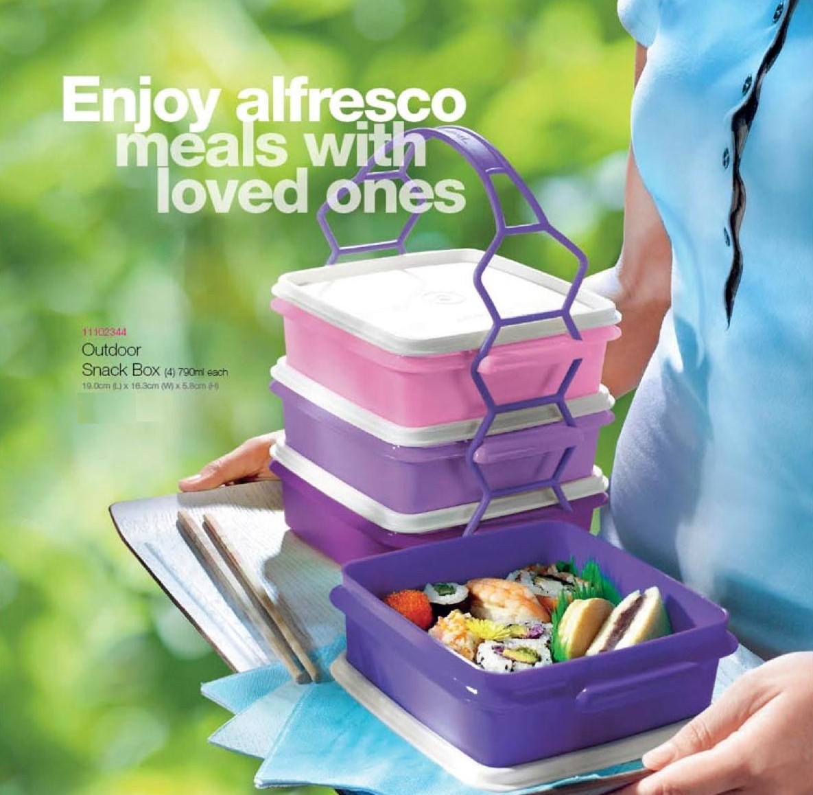 Citra Tupperware: Outdoor Snack Box