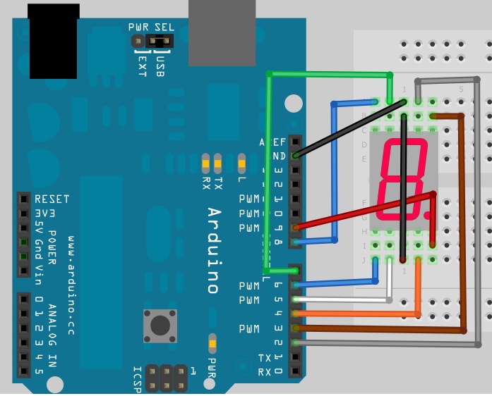 Tudo De Arduino Display De 7 Segmentos Arduino