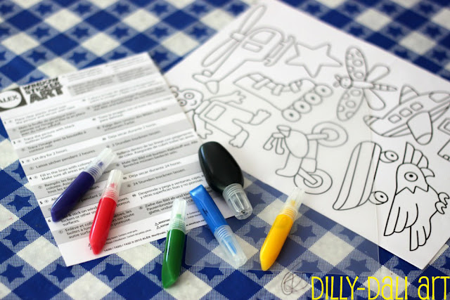 Dilly-Dali Art: Making Window Stickers With ALEX Toys