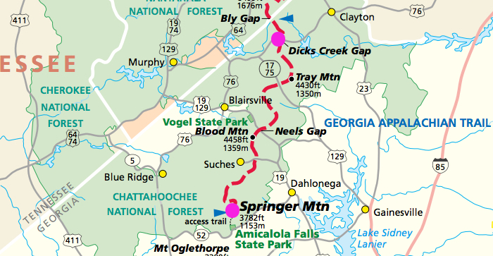 My Morning Cup: Virtual Appalachian Trail: Springer Mountain, Georgia ...