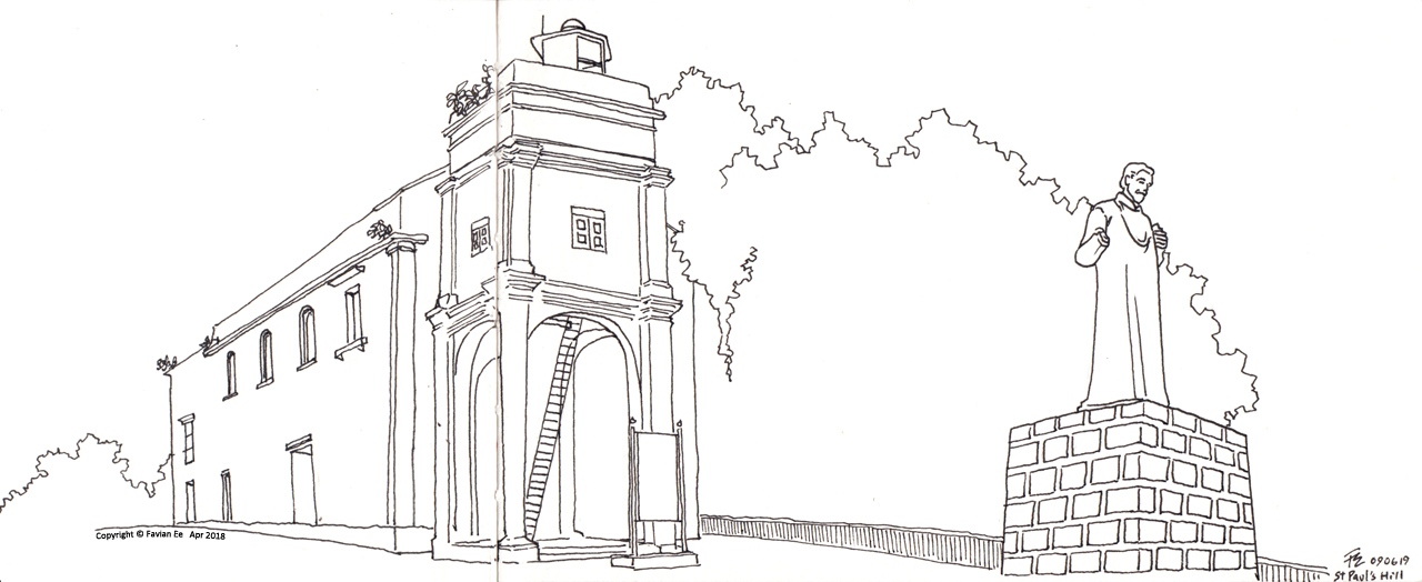 Sketchpacker Diaries: Sketching Melaka