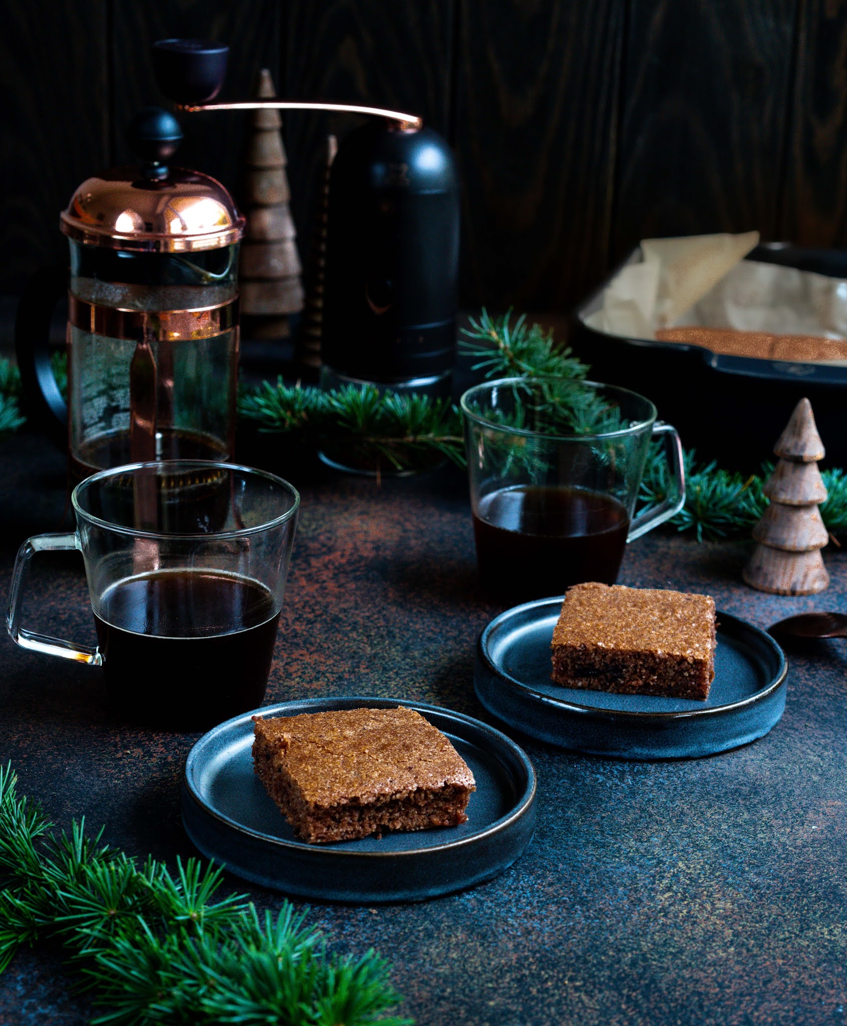 Financier au café et au chocolat / On dine chez Nanou