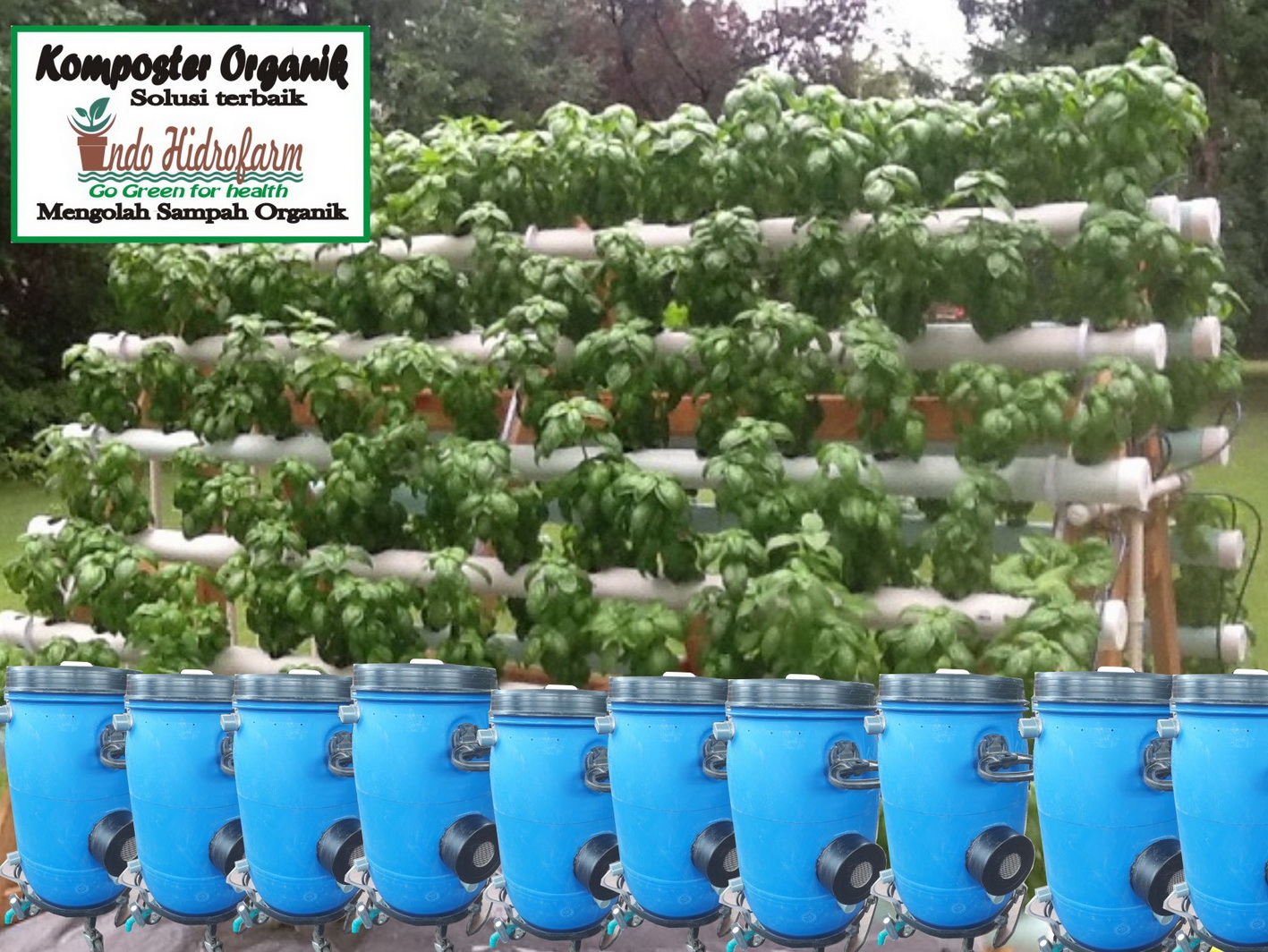 Komposter Anaerob organik 35Ltr Kode : 0898