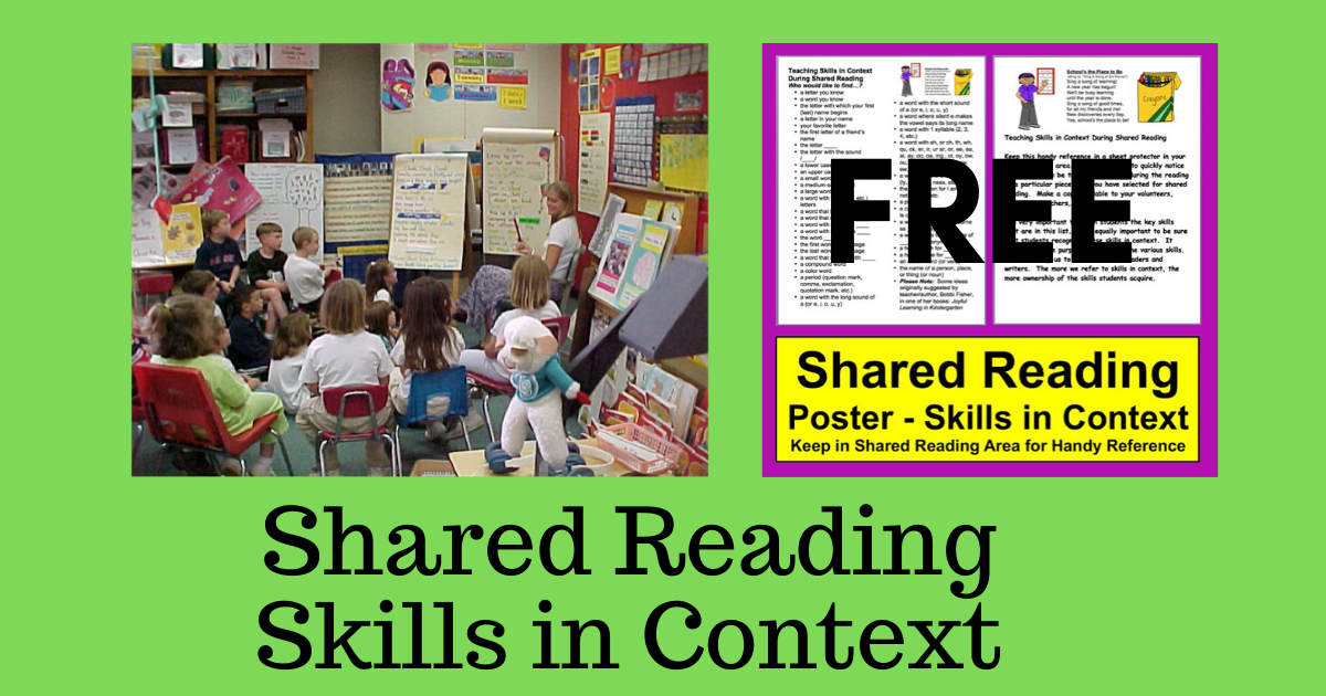 Shared Reading And Fluency With A FREEBIE! | The Teacher's Post