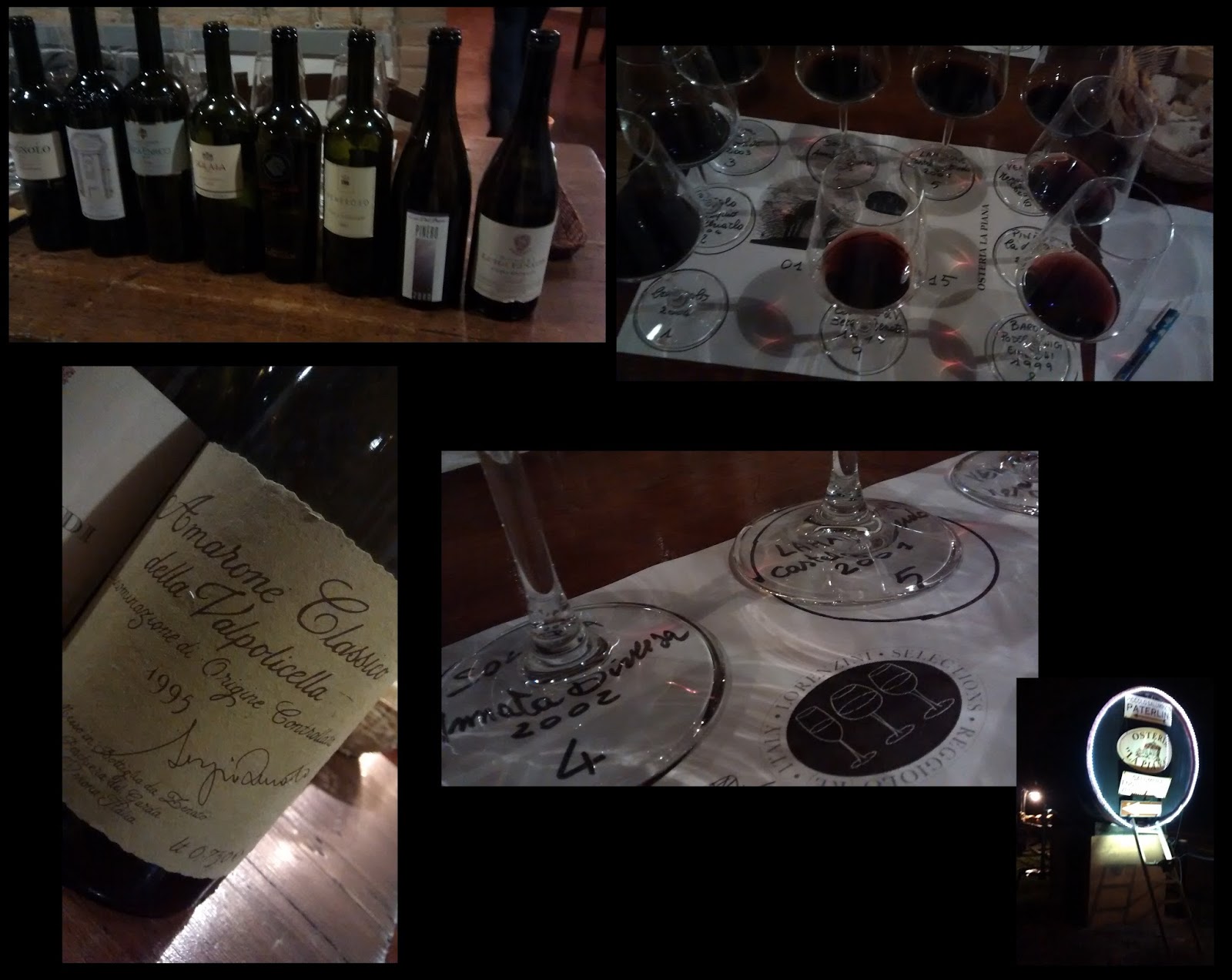 Serata "Vini Vecchi" presso Osteria La Piana