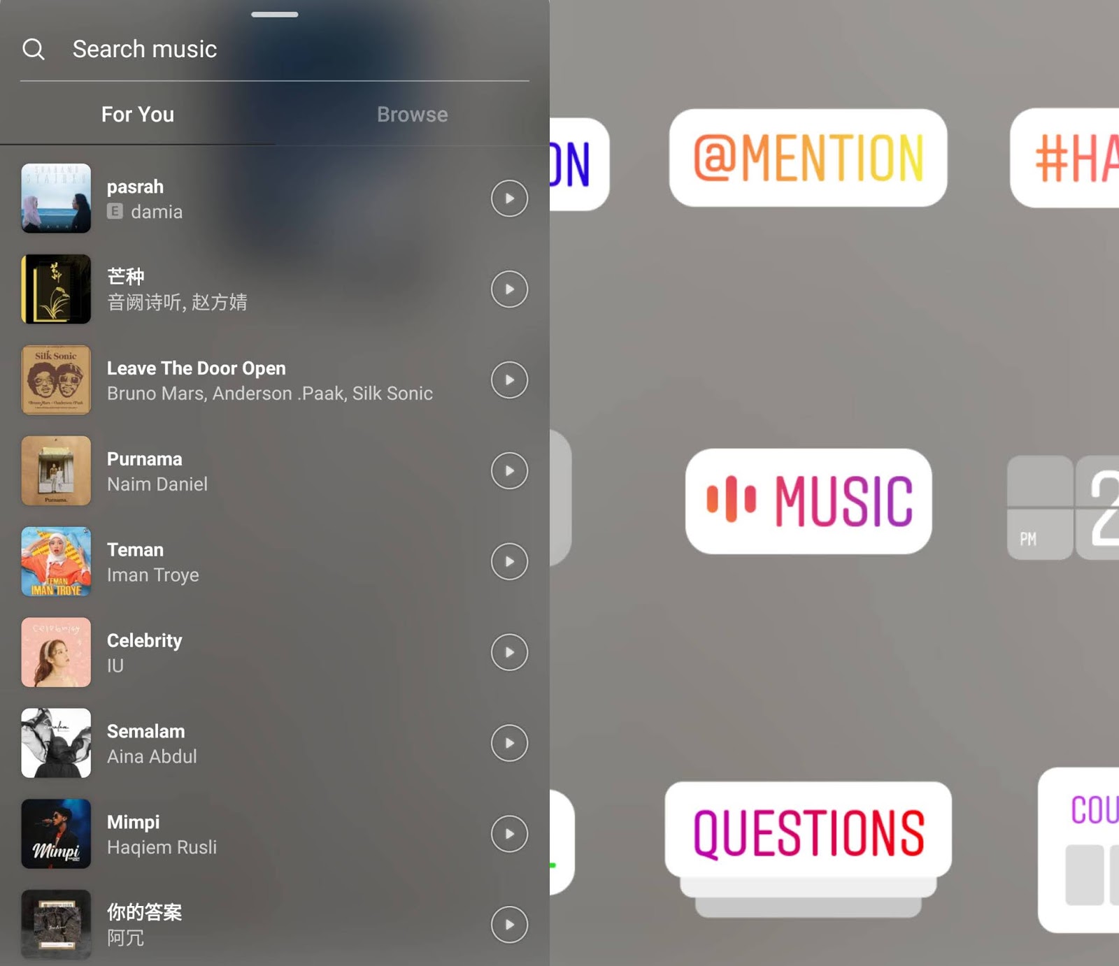 Insta Music Kini Boleh Digunakan Pada iOS dan Android