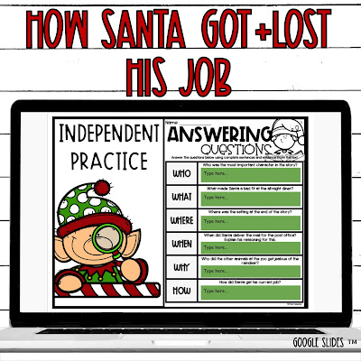 Second Grade Digital December Interactive Read Aloud Lesson | The ...