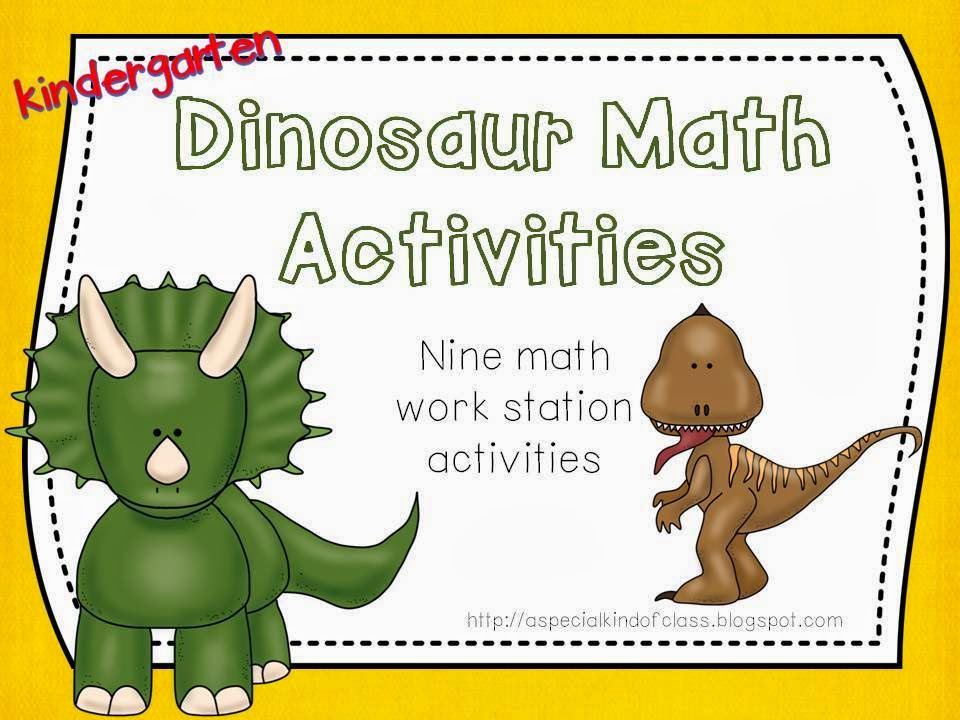 A special kind of class: Dinosaur math stations