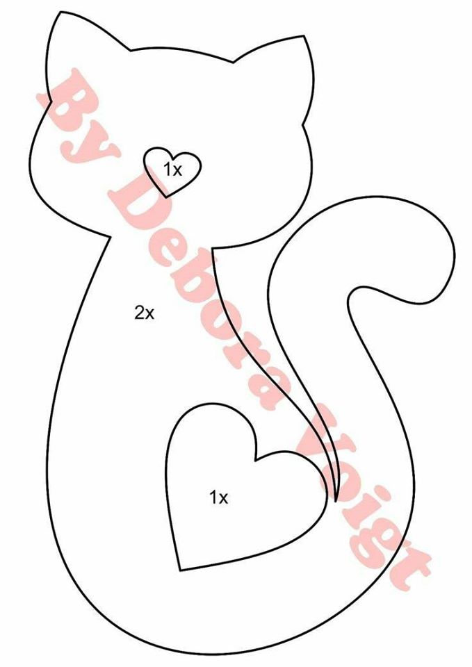 Te enseñamos cómo hacer estos muñecos de gatitos con moldes ~ Mimundomanual