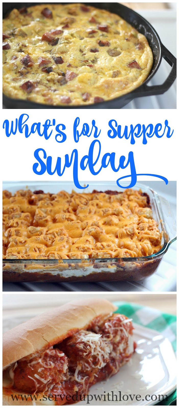 Served Up With Love: Crock Pot Meatball Subs at What's for Supper Sunday #7