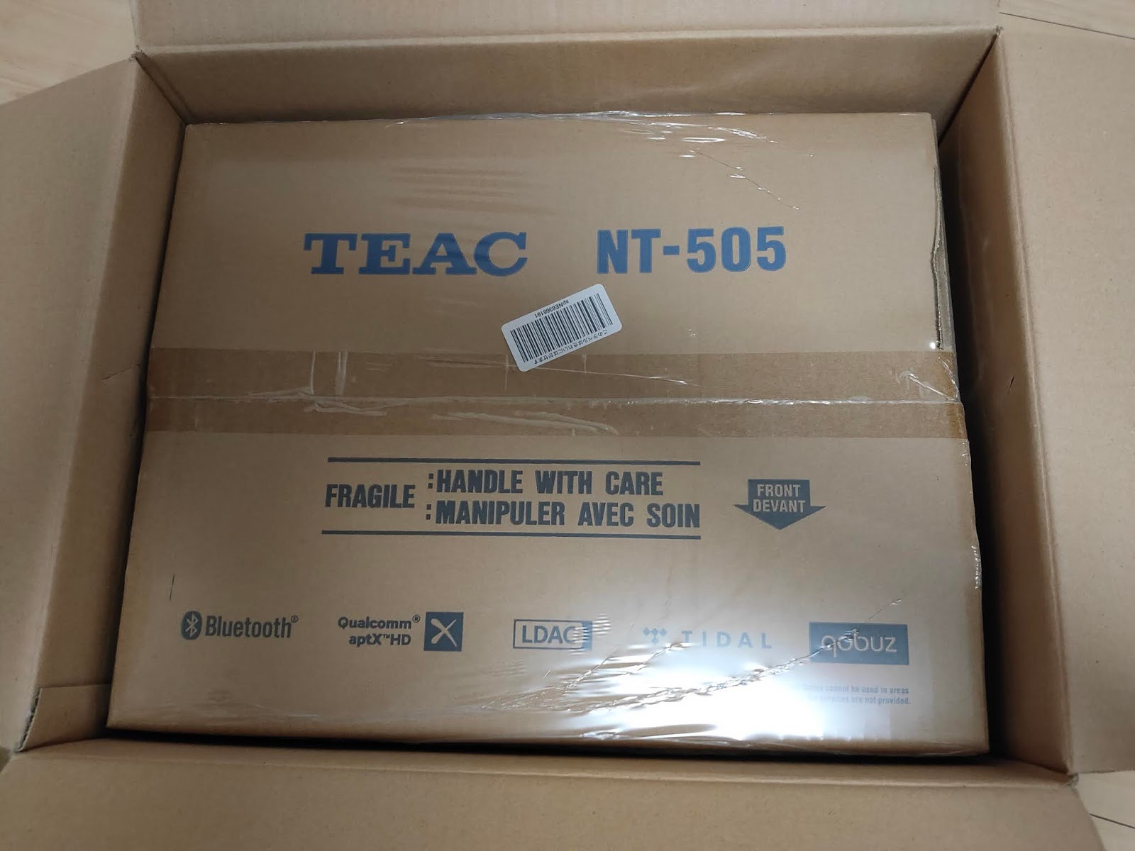 [購入報告] TEAC NT-505を導入しました~(2). 開封と初期設定~