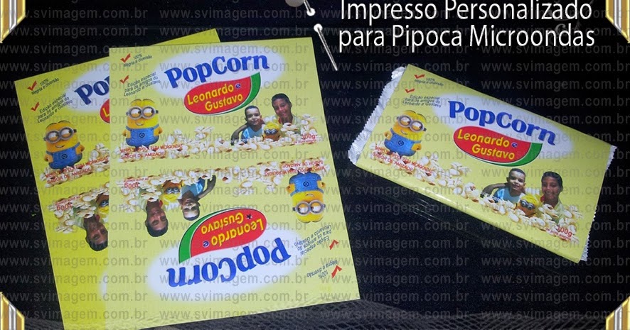 meu malvado favorito - minions - pipoca - Pipoca de microondas ...
