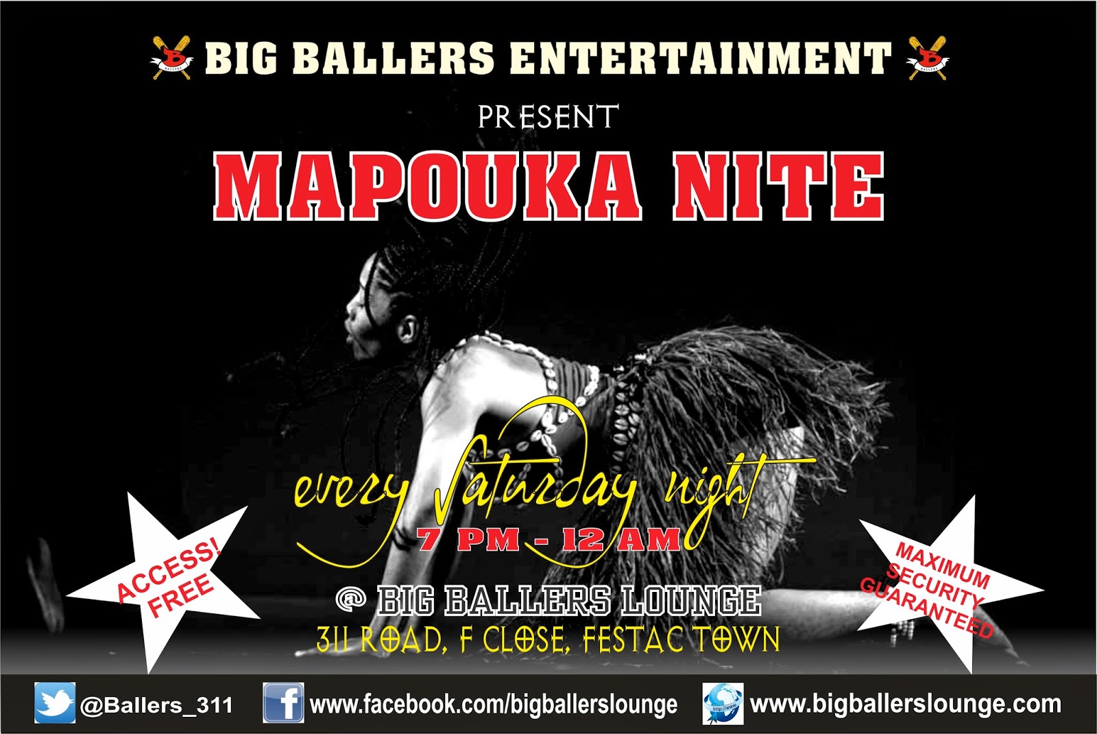 BIG BALLERS LOUNGE PRESENT "MAPOUKA NITE" | BIG BALLERS LOUNGE