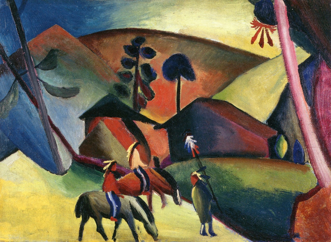 Art Contrarian: August Macke: Restrained Modernist