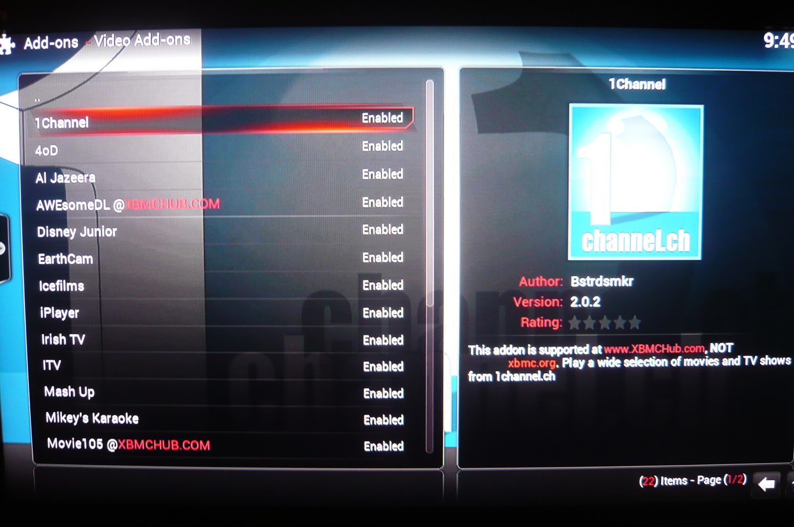 OpenView Helper: 1channel domain change
