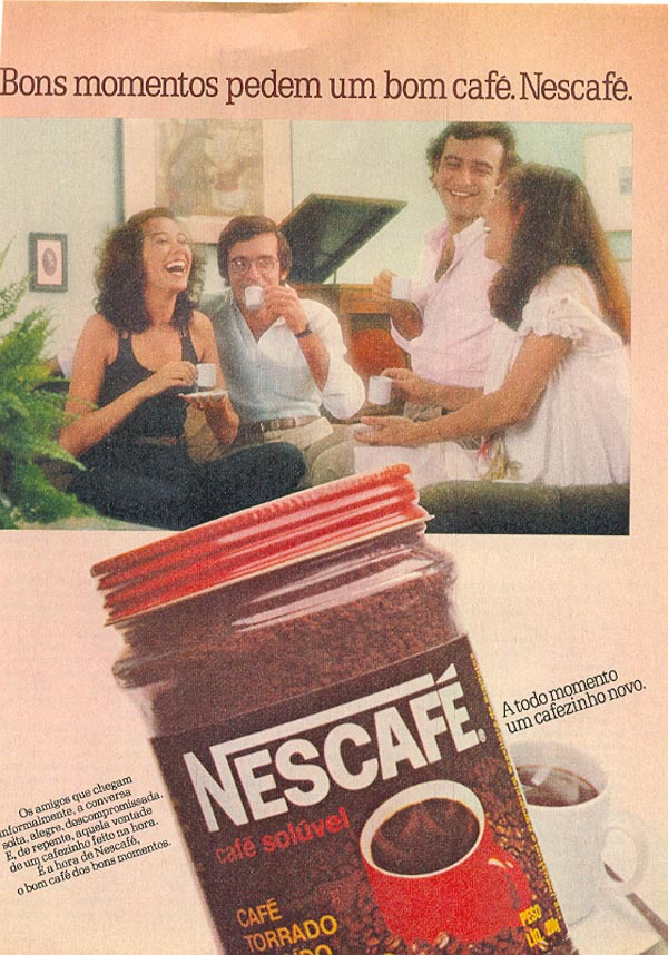 Nescafé (Bons Momentos) - 1982 - Propagandas Históricas | Propagandas ...