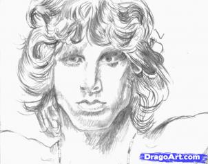 Quoting Jimbo: How to Draw Jim Morrison - Step by step