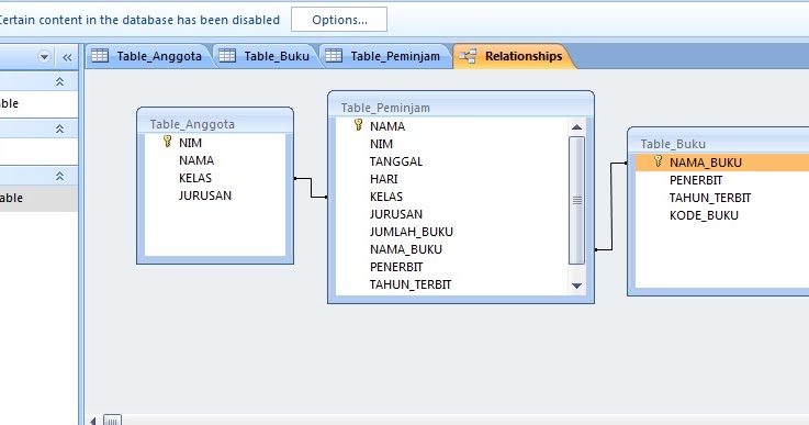 Mohamad Hasan: contoh basis data library