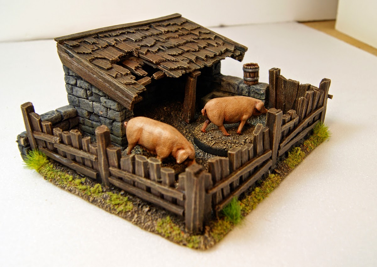 Miniature Warfare: Pigsty... A great place to stay