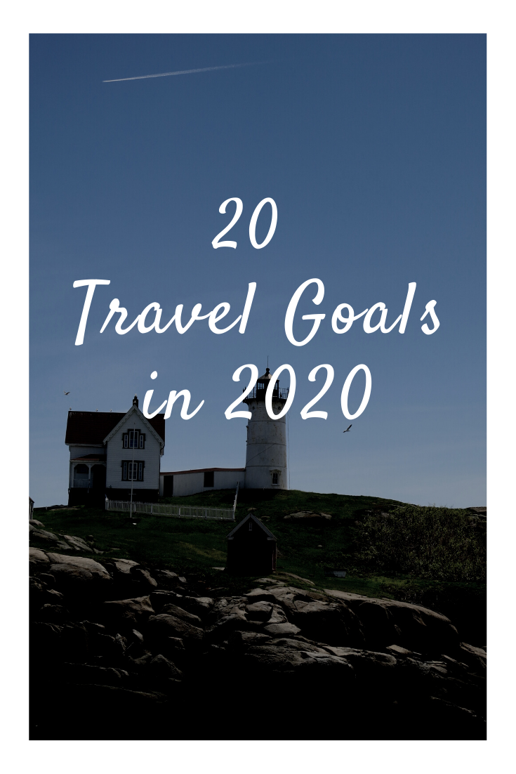 20 Travel Goals in 2020