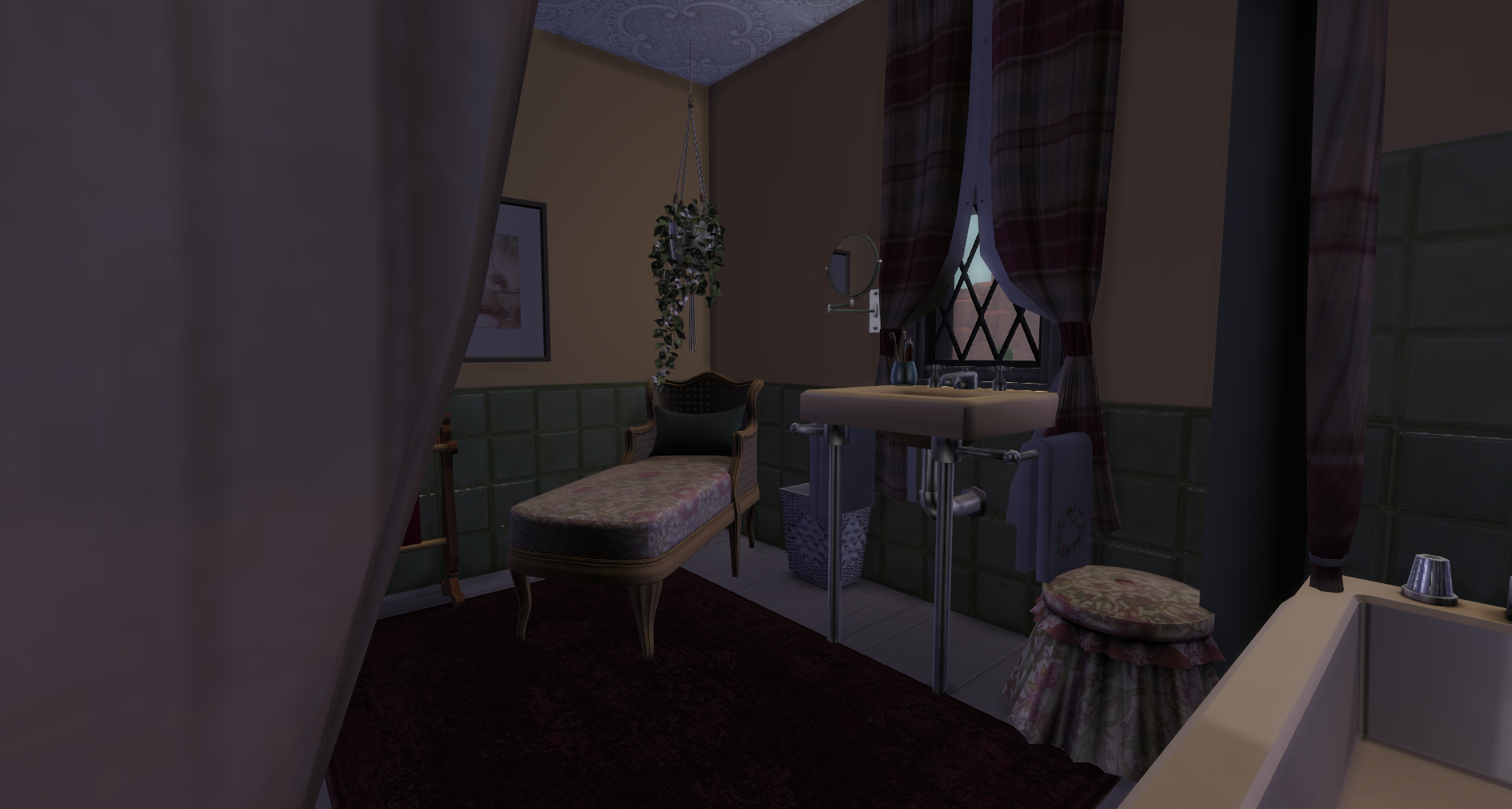 The Sims Powder Room: The Cronhardt