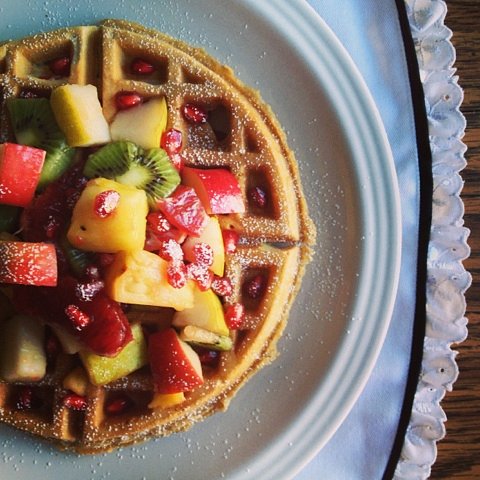 FOOD FOR YOUR HEART: Waffles with Fruit