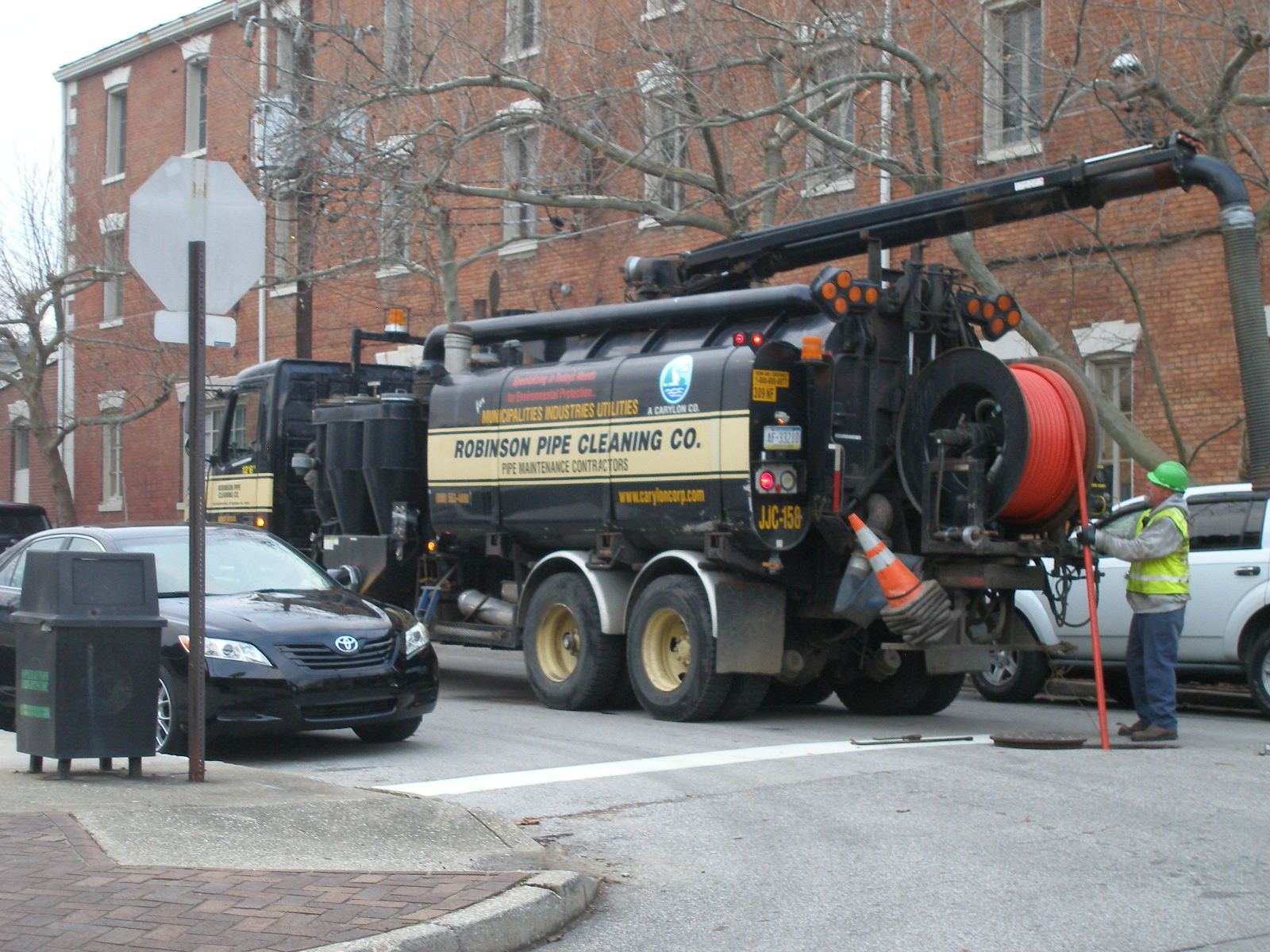 JSH's Visual Slushpile: Robinson Pipe Cleaning Trucks