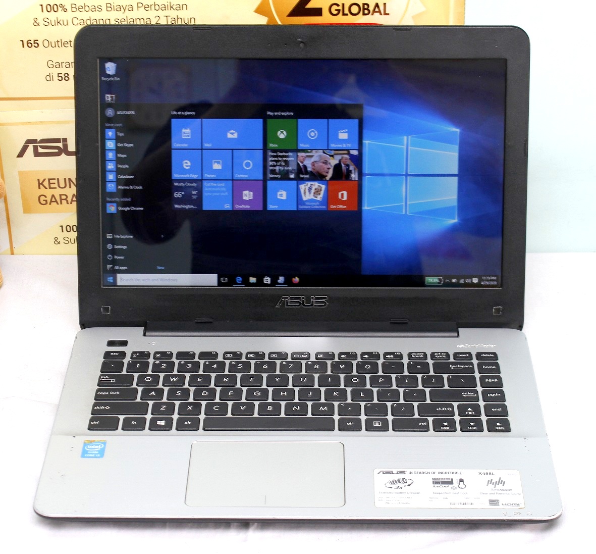 Laptop bekas Asus X455L Core i3 | Jual Beli Laptop Second dan Kamera ...