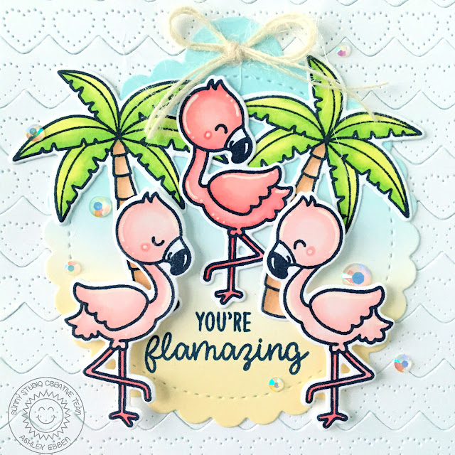 Sunny Studio: Heartstrings Border Dies Focused Cards with Lynn and Ashley