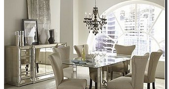 Mirrored Dining Room Set