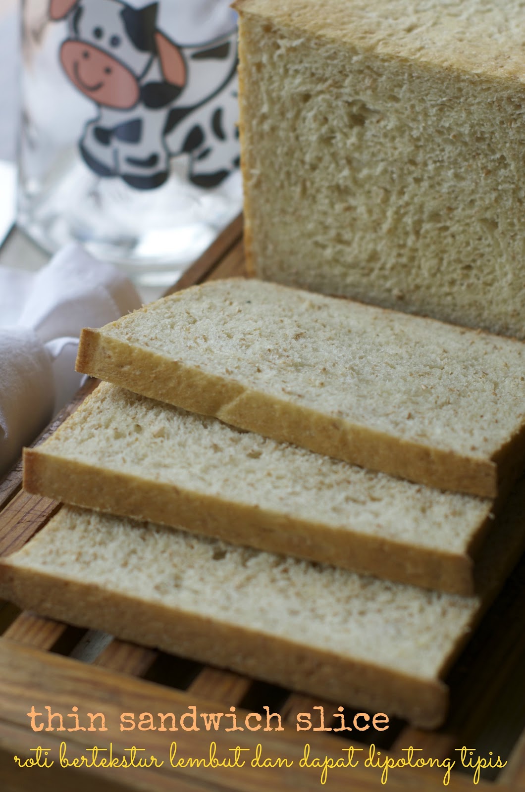 Indonesian Medan Food: Sandwich Loaf ( Roti Tawar Kotak )