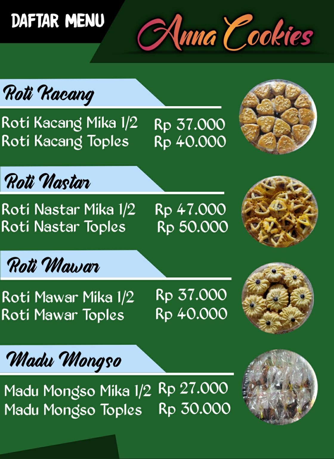 Contoh Poster Cookies Lebaran - Blog Cicciku