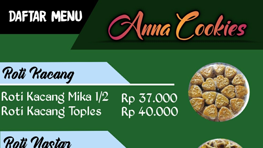 Contoh Poster Cookies Lebaran - Blog Cicciku