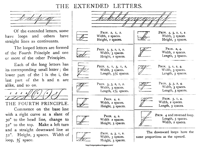 Crayon Palace: Practice the Extended Cursive Letters
