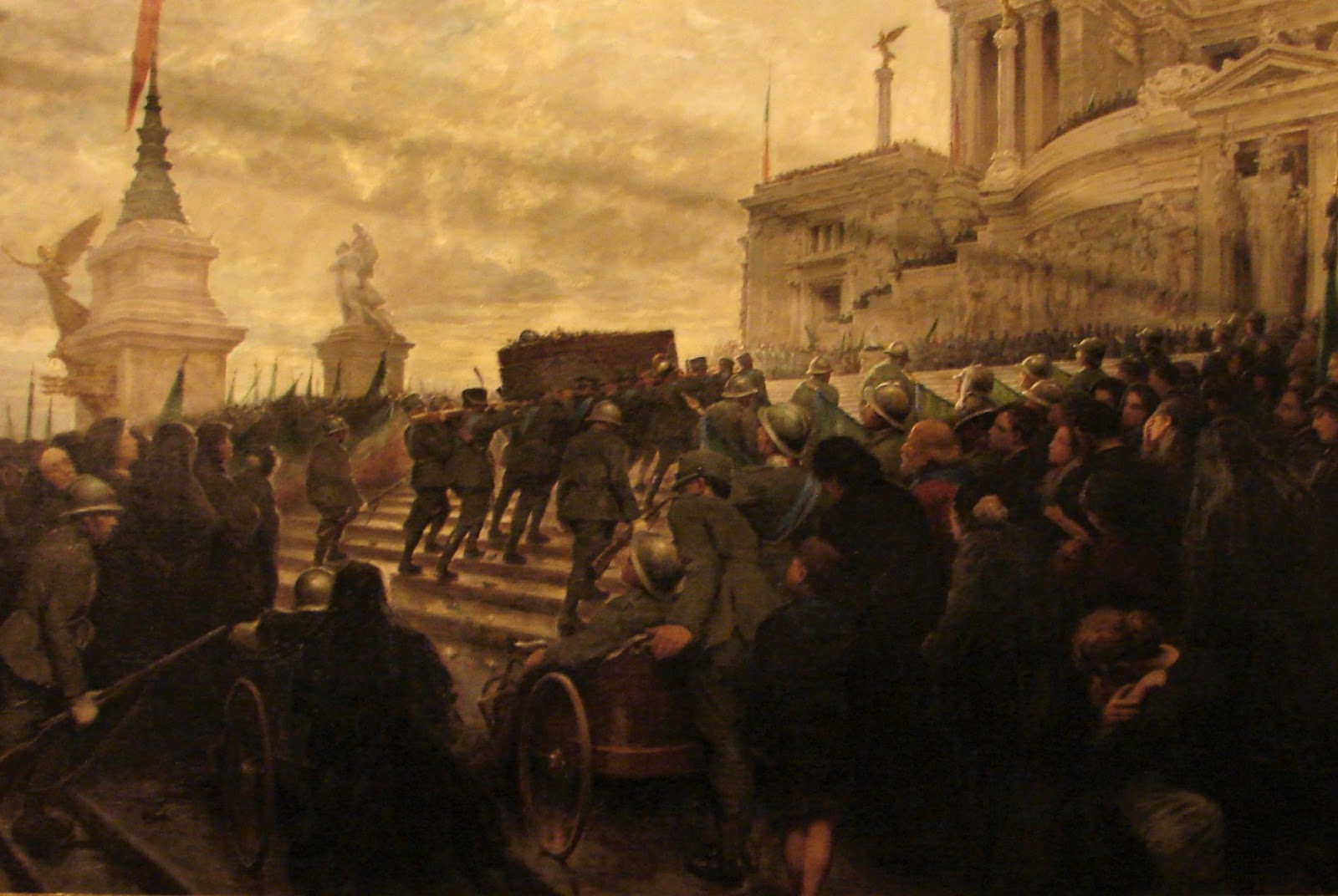 The Megalomaniac (Mwhaha): WW1 Italian paintings - enhanced