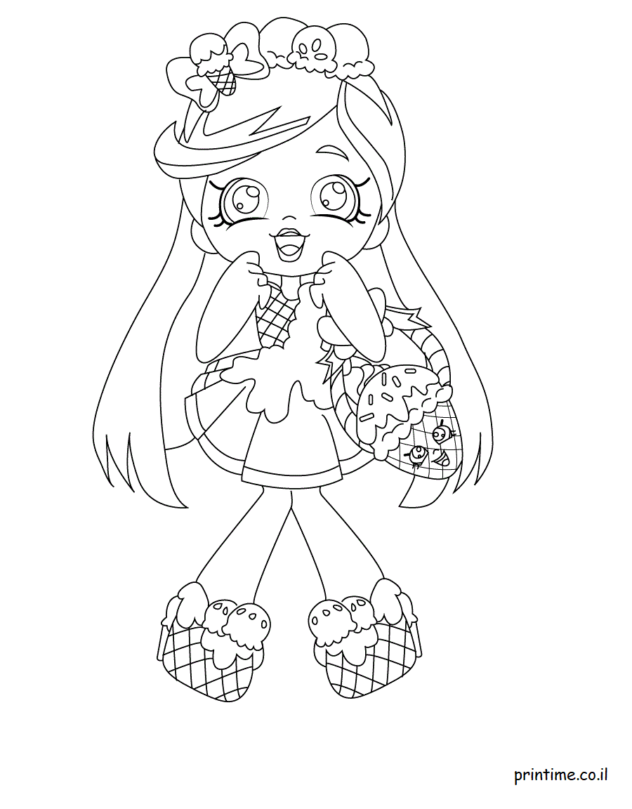 Kindi Kids Dolls Coloring Page Coloring Pages