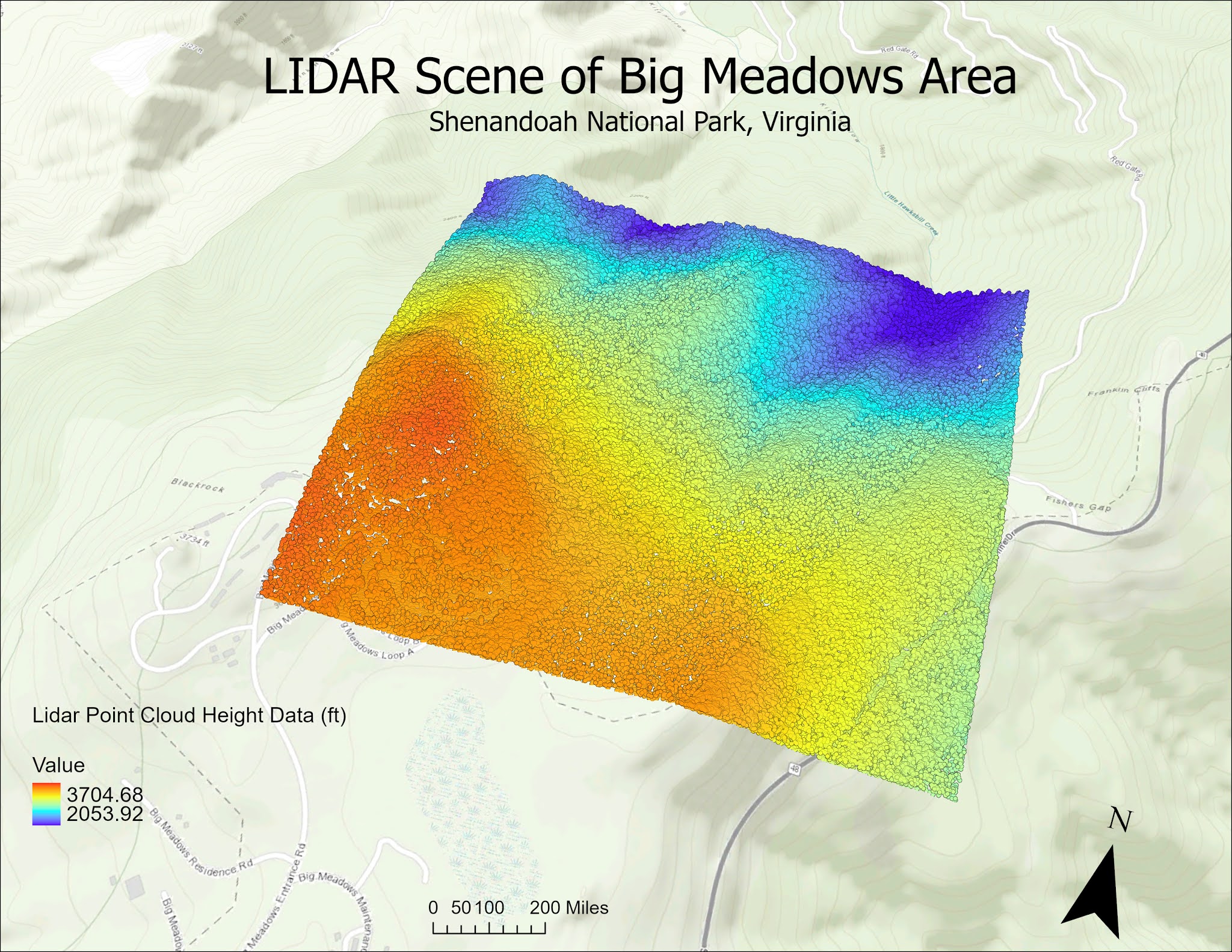 LIDAR: Calculating Tree Canopy Distribution