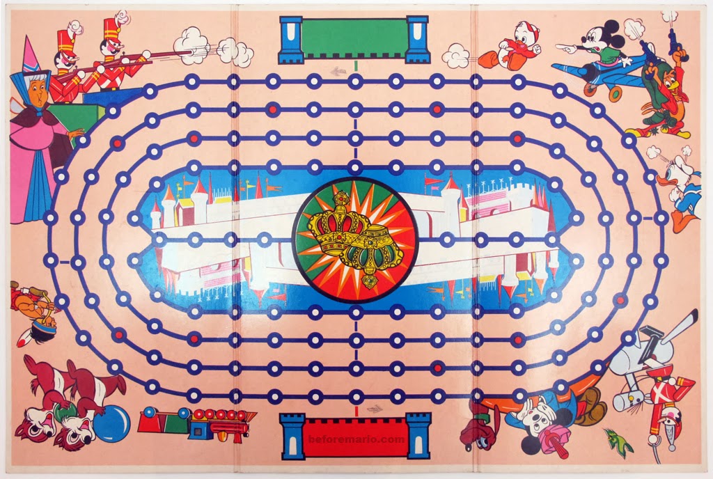 beforemario: Nintendo board games - part 2 - Disney (early 1960s)