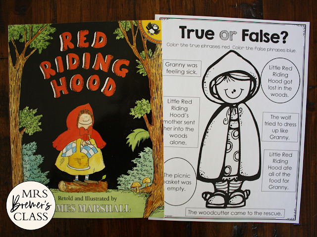 Fairy Tales Unit: Little Red Riding Hood | Mrs. Bremer's Class